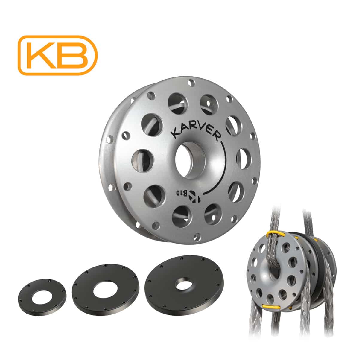 KBRC105 CARBON TITANIUM BLOCK - Karver systems